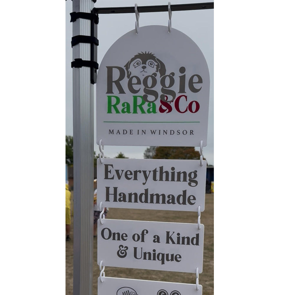 Personalised Market Stall Sign | Custom Hanging Business Sign for ...
